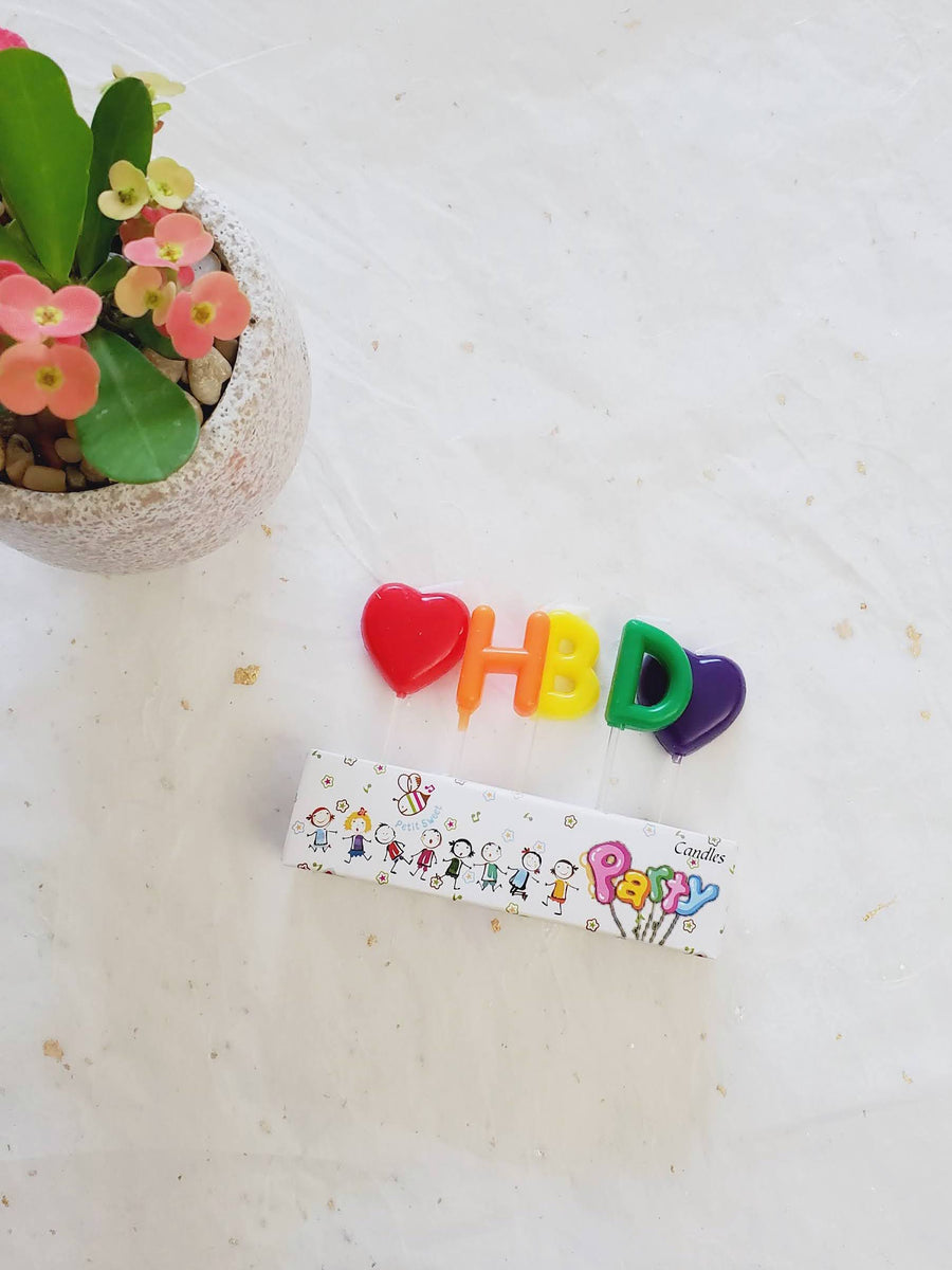 HBD Rainbow Candles – Petit Bonbon